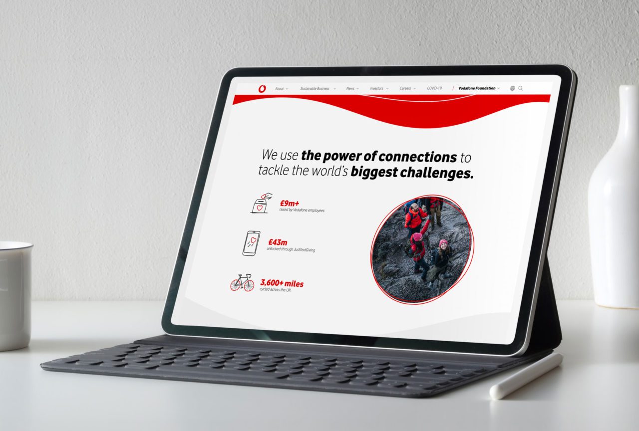 Vodafone Foundation Case Study – A More Human Brand Identity